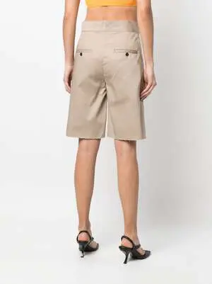 Palm Angels Reverse Waistband Knee-length Shorts