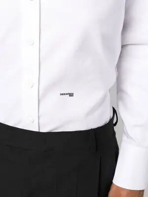 Dsquared2 Logo-detail Button-up Shirt - White