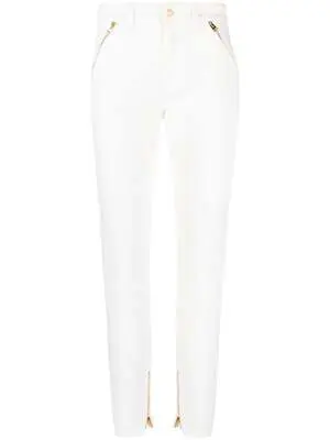 TOM FORD Tapered Jeans With Zip Detail - White