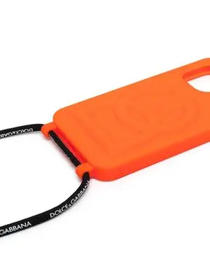 Dolce & Gabbana Logo-embossed Iphone 13 Pro Max Case - Orange