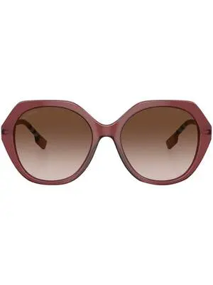 Burberry Geometric Sunglasses - Red