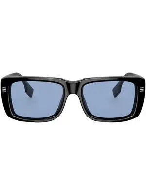 Burberry Jarvis Rectangle Sunglasses - Black