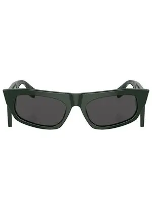 Burberry Palmer Side-logo Detail Sunglasses - Green