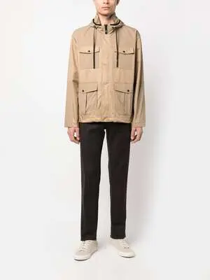 Herno Panelled Hooded Field Jacket