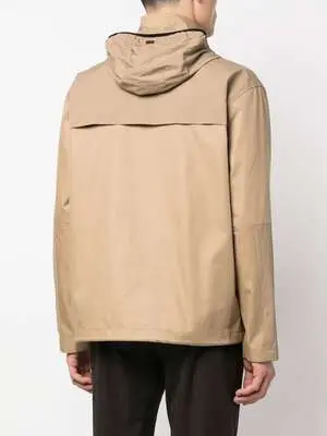 Herno Panelled Hooded Field Jacket