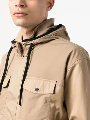Herno Panelled Hooded Field Jacket
