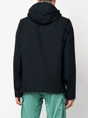 C.P. COMPANY Logo-patch Zipped Hooded Jacket