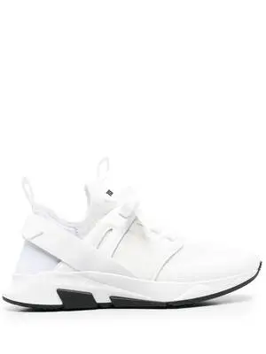 TOM FORD Logo-print High-top Sneakers - White
