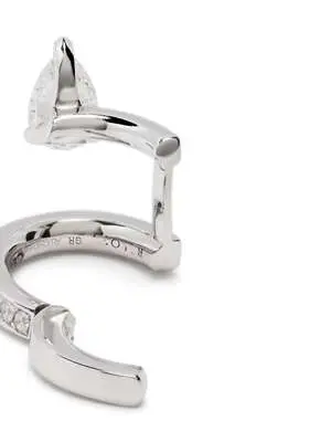 REPOSSI 18kt White Gold Serti Sur Vide Earcuff
