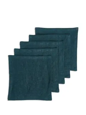 ONCE MILANO Set Of Five Cocktail Napkins