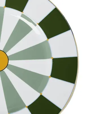 La DoubleJ Duomo Charger Porcelain Plate - Green
