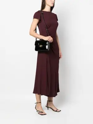 Tory Burch Robinson Spazzolato Leather Shoulder Bag