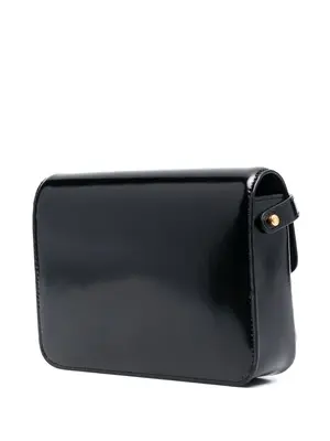 Tory Burch Robinson Spazzolato Leather Shoulder Bag