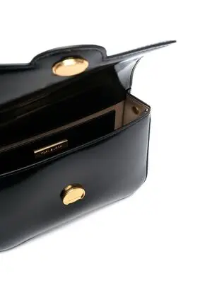 Tory Burch Robinson Spazzolato Leather Shoulder Bag