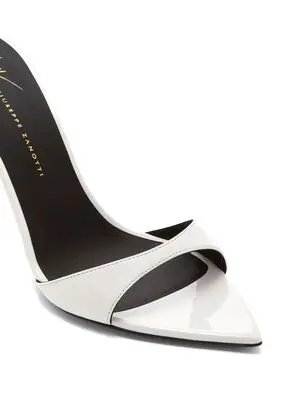 GIUSEPPE ZANOTTI 90mm Intriigo Sandals - White