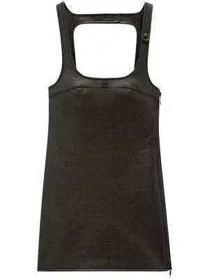 COURREGES Re-edition Vinyl Mini Dress - Black