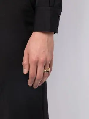 SUZANNE KALAN 18kt Yellow Mini Sapphire Eternity Band