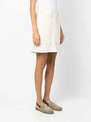 Brunello Cucinelli High-rise Mini Skirt
