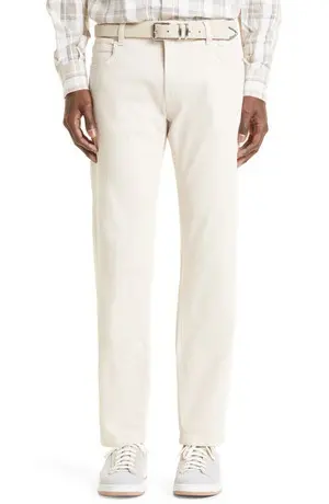 Eleventy Cotton Stretch Twill Pants Sand