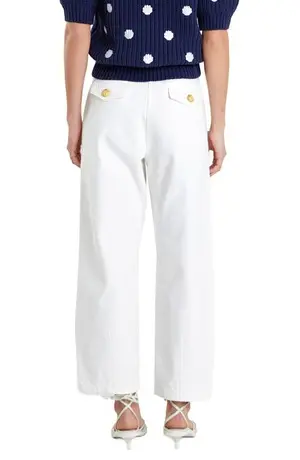 English Factory Premium Pleated Trousers - Ivory