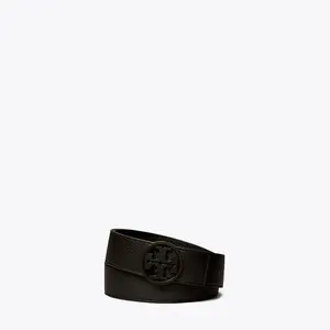 Tory Burch Tory Burch 1.5" Miller Powder Coated Belt Black/black/black