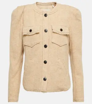 Isabel Marant Nelly Wool-blend Jacket - Beige