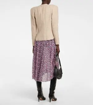 Isabel Marant Nelly Wool-blend Jacket - Beige