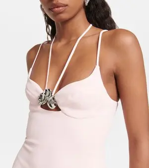 David Koma Embellished Minidress