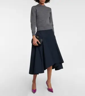 Bottega Veneta Knot Intreccio Leather Clutch