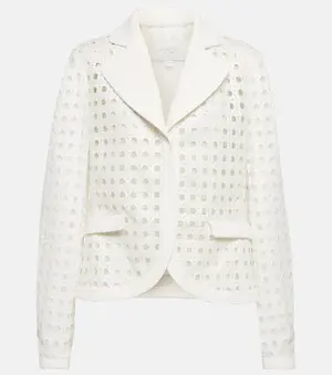 Giambattista Valli Macramé Jacket - White