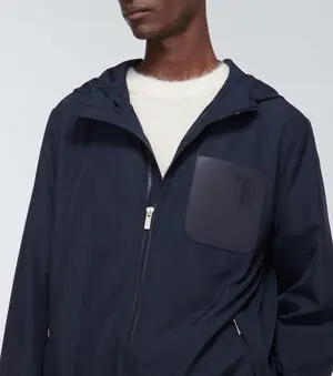 TOD'S Hooded Technical Jacket