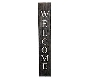 HOMEROOTS Rustic Front Porch Welcome Sign - One-color