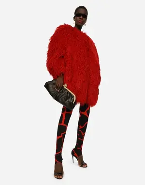 Dolce & Gabbana Faux Fur Coat