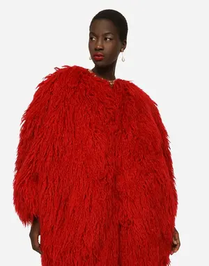 Dolce & Gabbana Faux Fur Coat