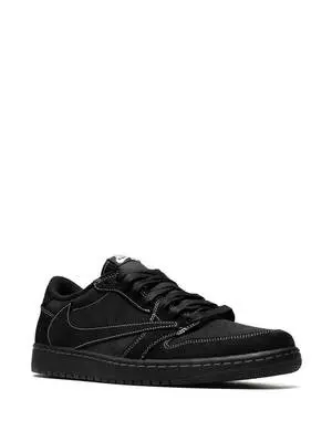 JORDAN X Travis Scott Air 1 Low Og Phantom Sneakers - Black