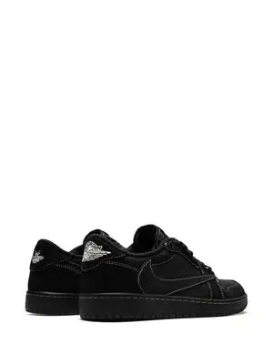 JORDAN X Travis Scott Air 1 Low Og Phantom Sneakers - Black