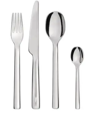 ALESSI Ovale 24-piece Cutlery Set - Silver