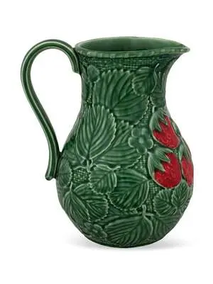 BORDALLO PINHEIRO Morango Strawberry Print Pitcher