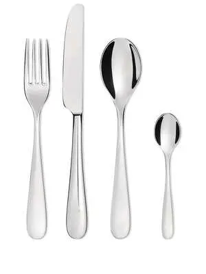 ALESSI Nuovo Milano 24-piece Cutlery Set - Silver
