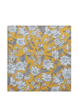 La DoubleJ Lilium Zafferano Set Of Two Napkins - Yellow
