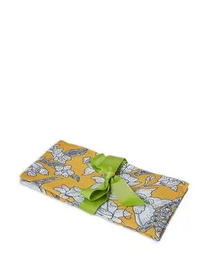 La DoubleJ Lilium Zafferano Set Of Two Napkins - Yellow