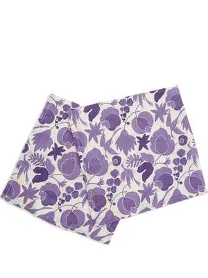 La DoubleJ Wildbird Viola Set Of Two Napkins Purple