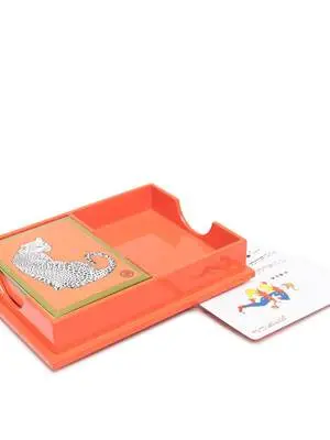 Jonathan Adler Leopard Lacquer Card Set