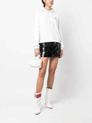 DIESEL® Logo-patch Hoodie - White