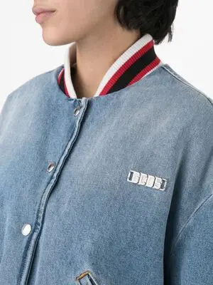 Gcds Hello Kitty Denim Bomber Jacket