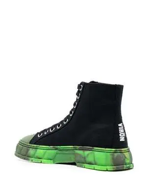 VIRON Camouflage-print Sole Sneakers - Black