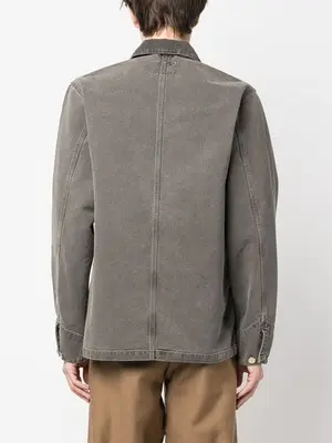 Carhartt Work In Progress Michigan Buttoned Denim Jacket