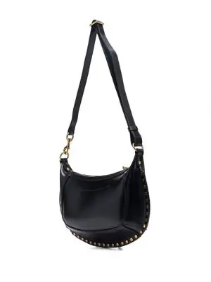 Isabel Marant Oskan Moon Studded Shoulder Bag - Black