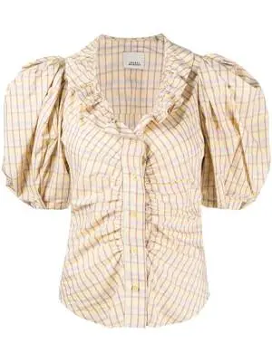 Isabel Marant Étoile Catalia Puff-sleeve Blouse