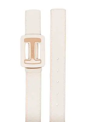 Hogan Logo-plaque Leather Belt